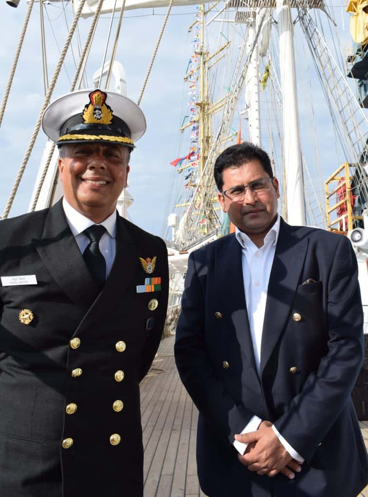 INS Taragini ship sets sail from Sunderland Port for Tall Ships Race ...